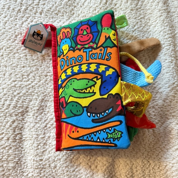 Jellycat | Toys | Nwt Jellycat Dino Tails Activity Book | Poshmark